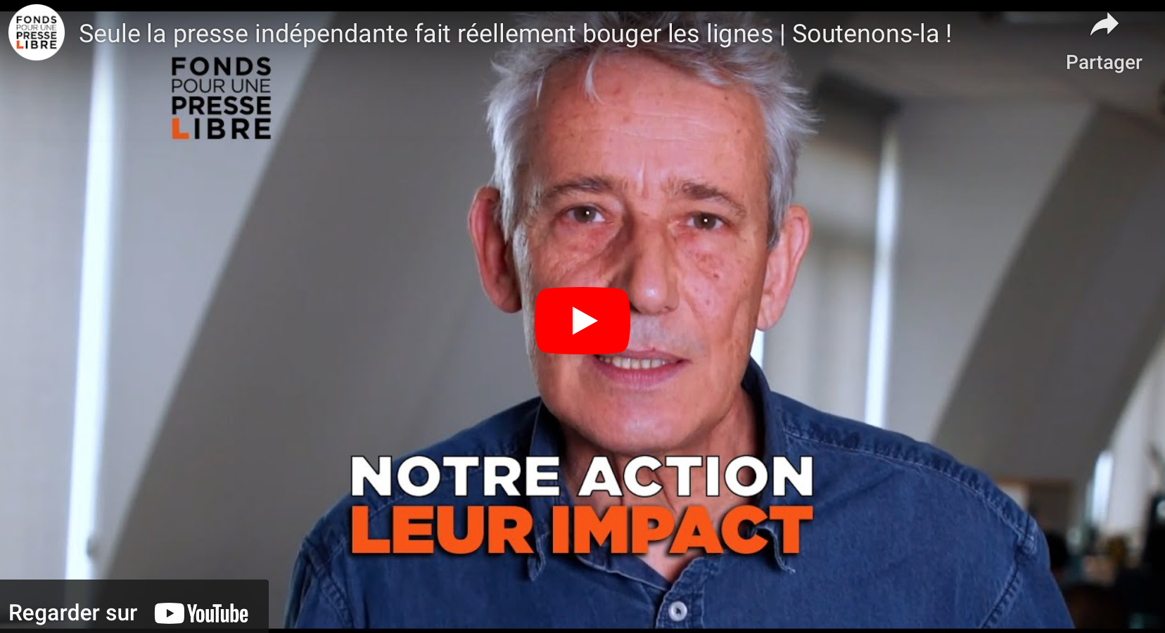 Notre action, leur impact | Fonds pour une presse libre